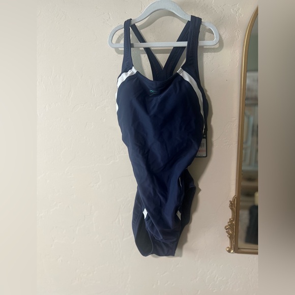 Speedo | Swim | Speedo Womens Quantum Fusion One Piece Swimsuit Navy ...